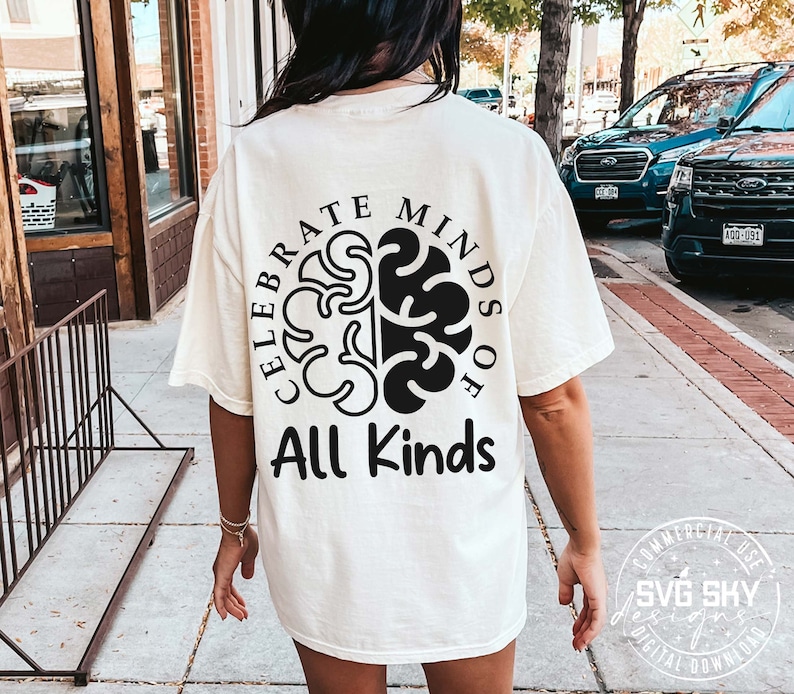 Celebrate Minds of All Kinds SVG PNG Autism Svg Special - Etsy