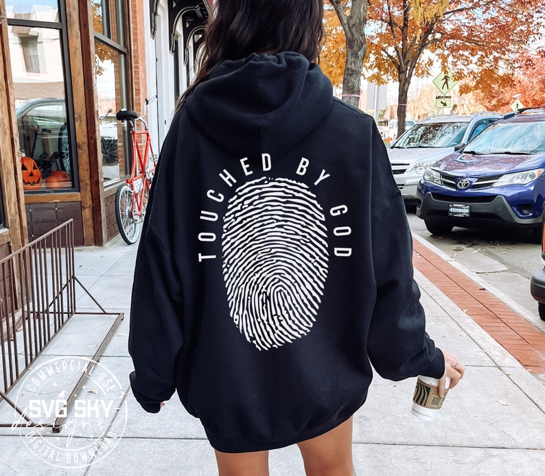 Touched by God SVG PNG PDF God's Touch Svg Religious - Etsy