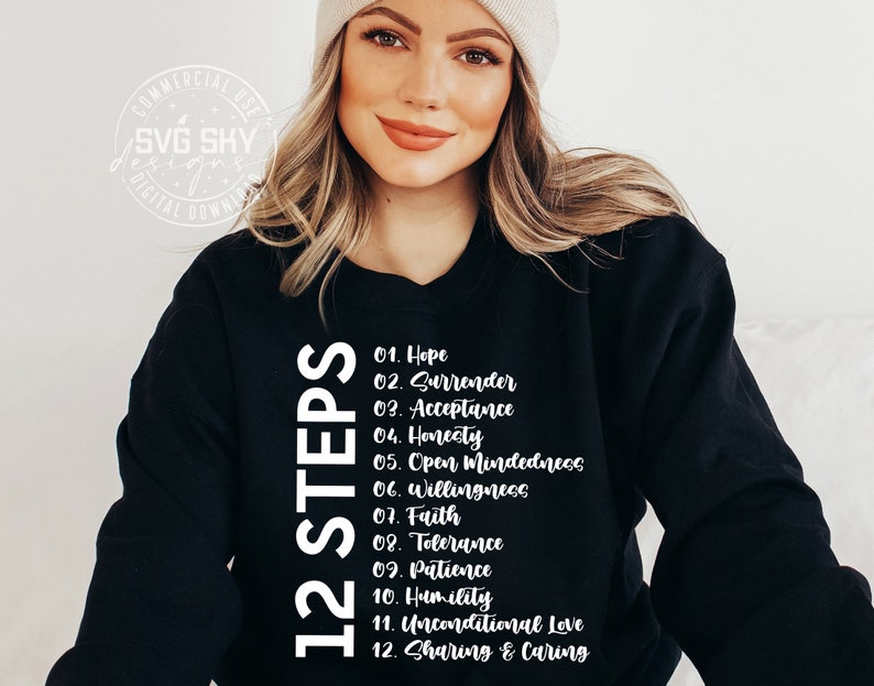 12 Steps SVG PNG Alcoholics Anonymous Svg Narcotics - Etsy