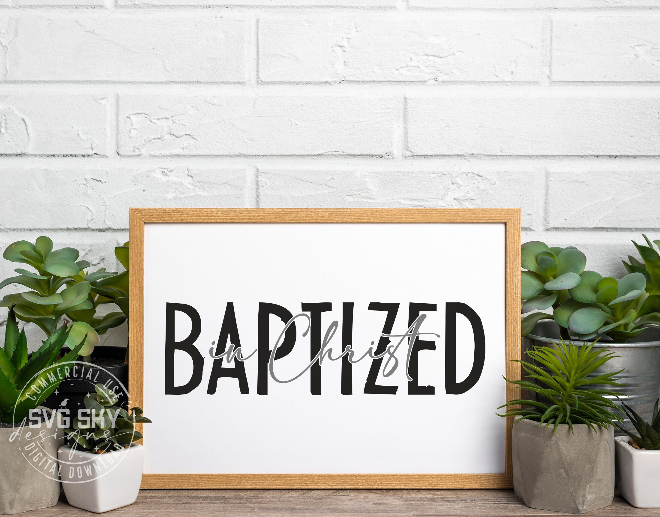 Baptized in Christ SVG PNG Christian Svg Religious Svg - Etsy UK
