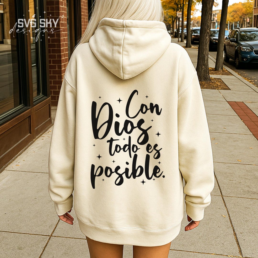 Con Dios Todo Es Posible SVG PNG, Bible and Christian Quotes Designs in ...