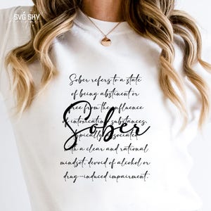 Sober Definition SVG PNG, Recovery Quote, Sobriety Svg, Narcotics ...
