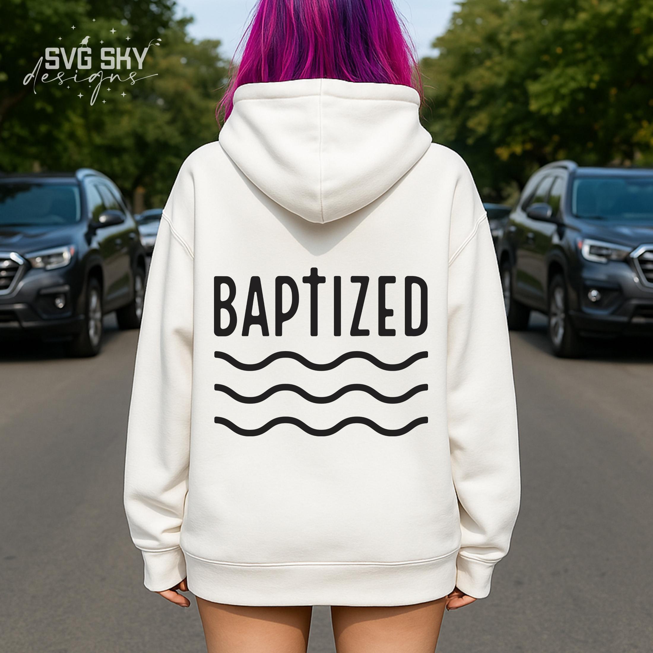 Baptized SVG PNG, Religious, Faith, Bible Verses, Holy Water, Baptism ...