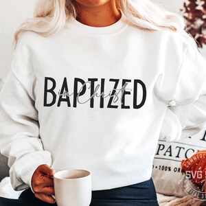 Baptized in Christ SVG PNG Christian Svg Religious Svg - Etsy
