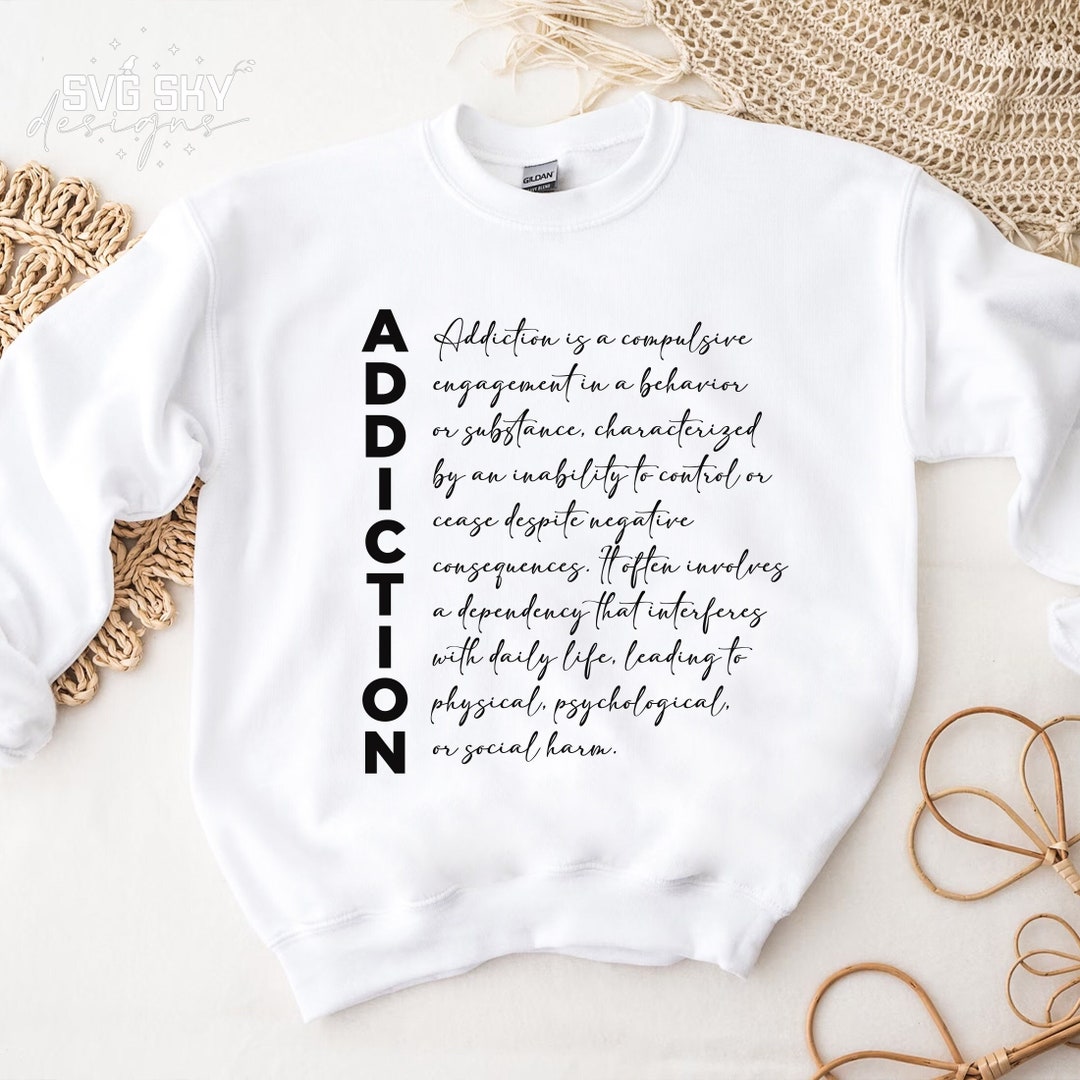 Addiction Definition SVG PNG, Recovery Svg, Sobriety Svg, Addiction Svg ...