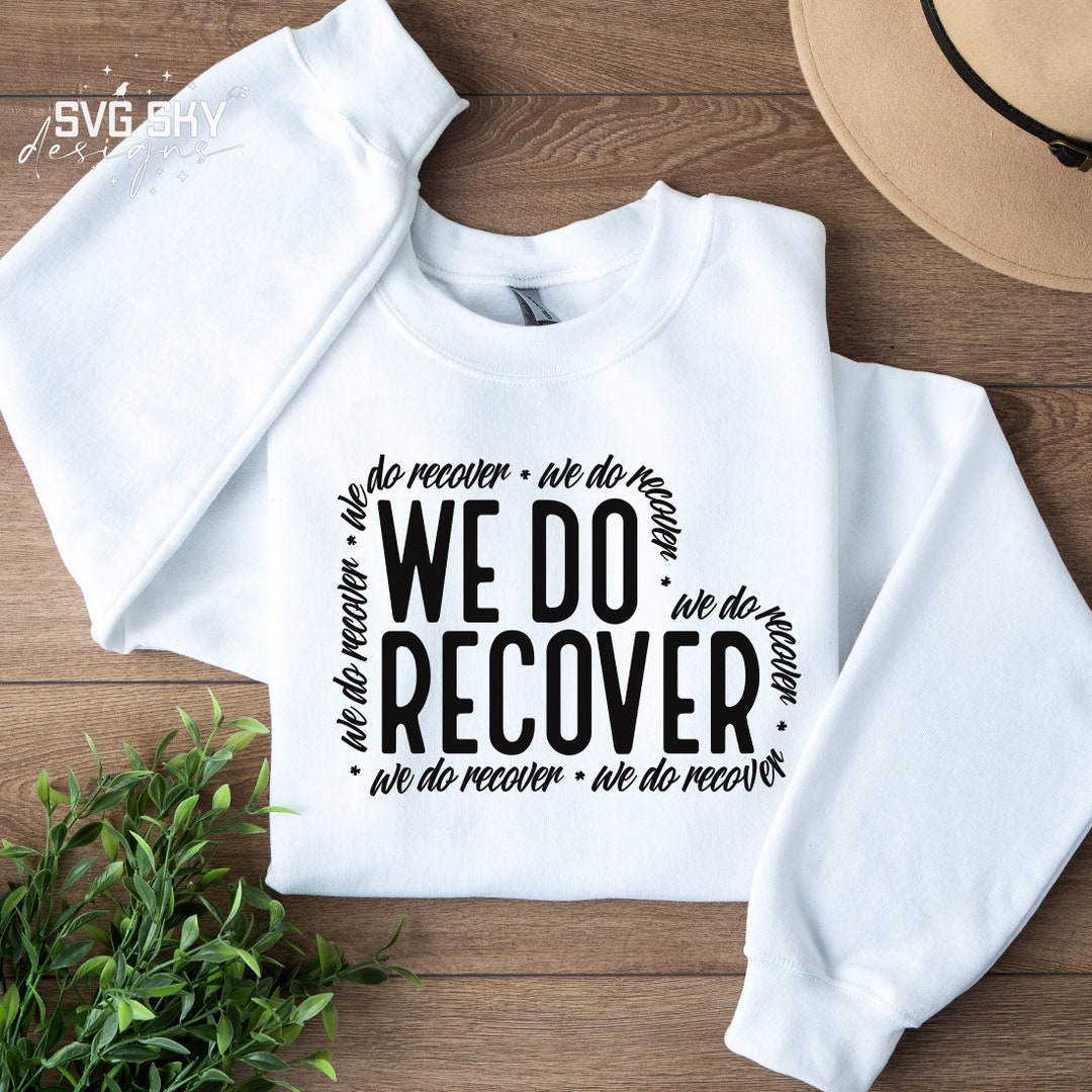 We Do Recover SVG PNG, Narcotics Anonymous, Alcoholics Anonymous ...
