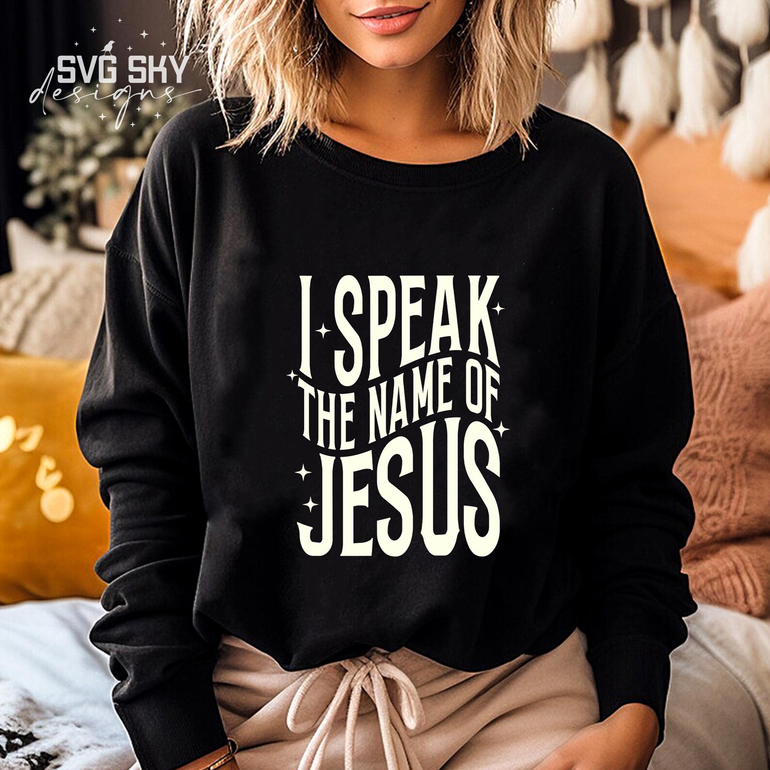 I Speak the Name of Jesus SVG PNG, Religious Svg, Christian Svg, Jesus ...
