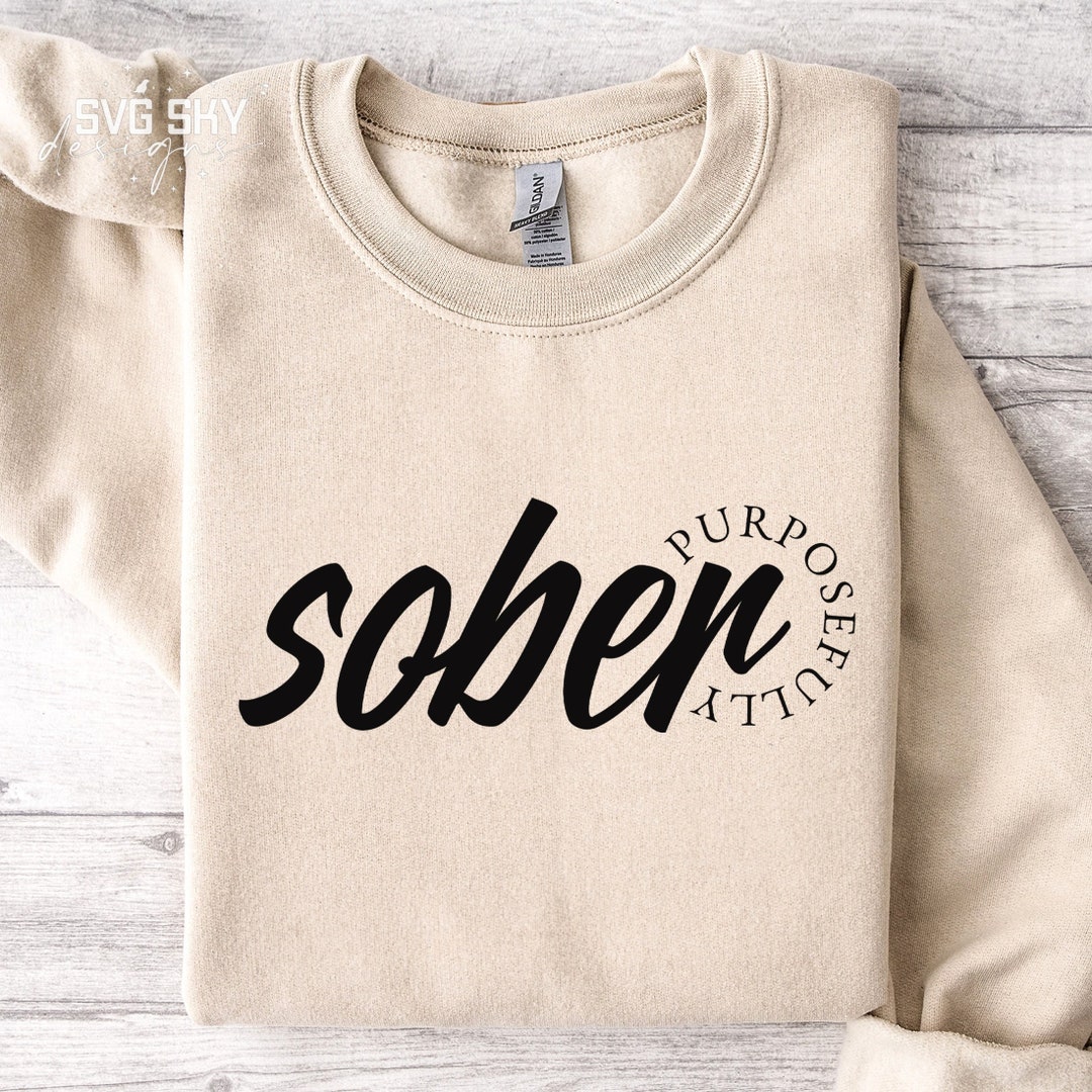 Purposefully Sober SVG, Narcotics Anonymous Svg, Alcoholics Anonymous ...