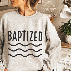 Baptized SVG PNG Religious Faith Bible Verses Holy Water - Etsy