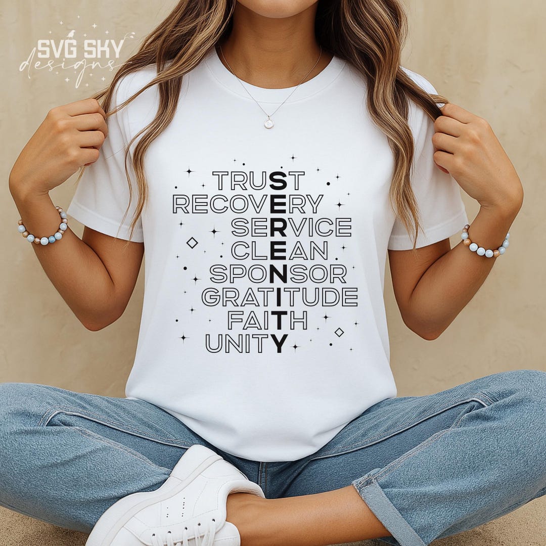 Serenity SVG, Narcotics Anonymous Svg, Serene Svg, Personal Motivation ...