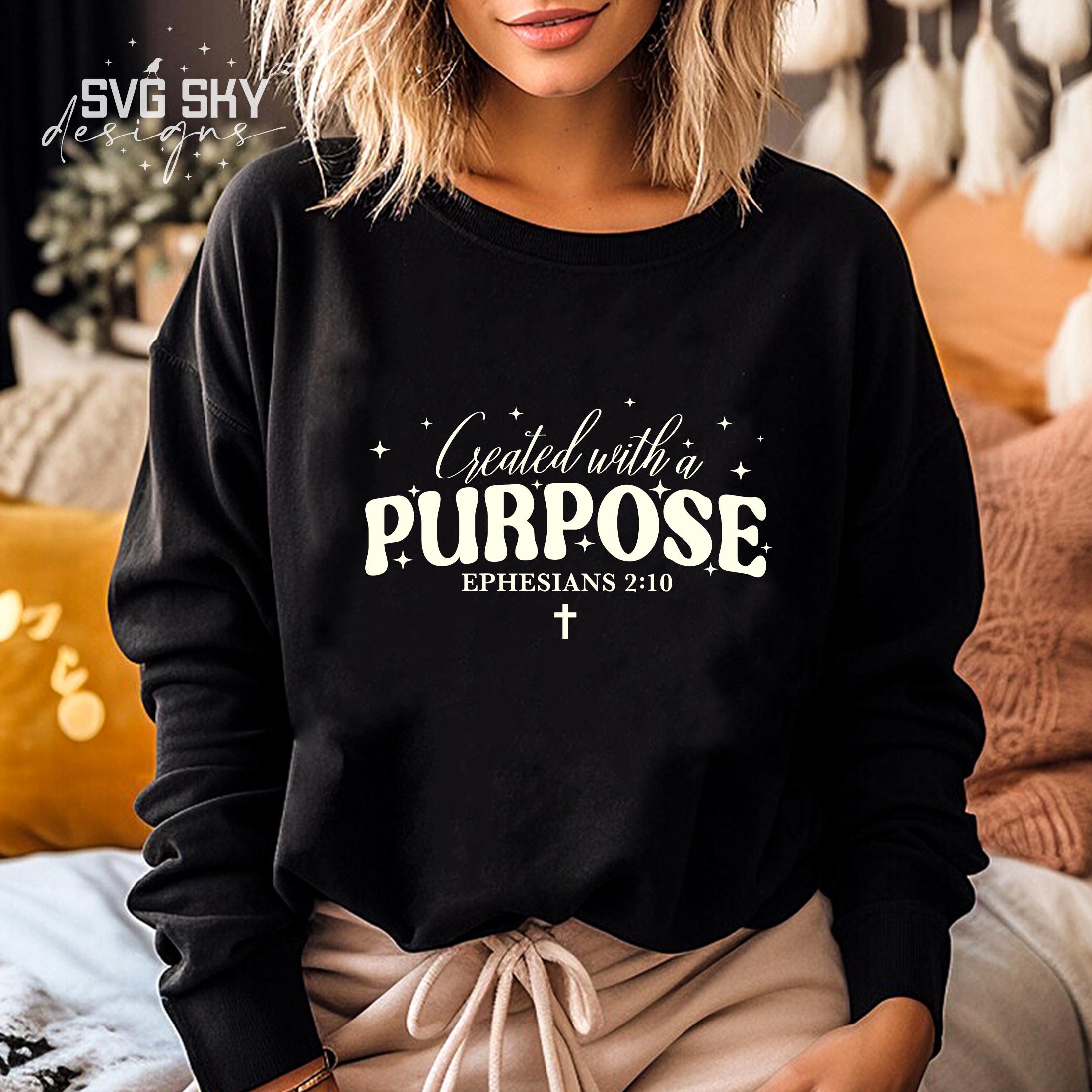 Créé avec un but SVG PNG, Christian Svg, Svg religieux, Svg inspirant ...