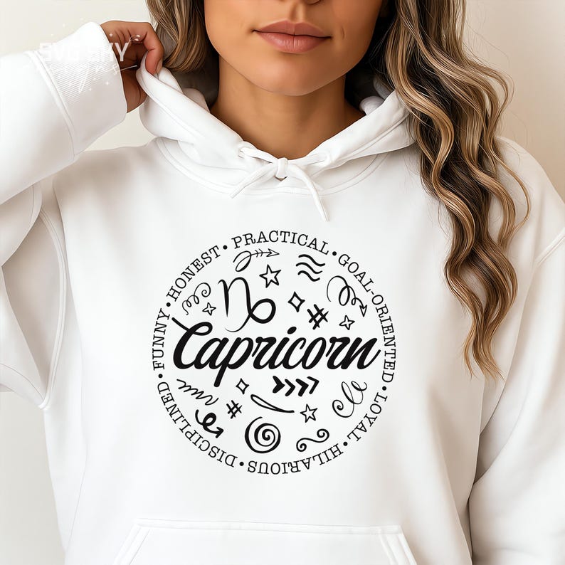 Capricorn Sign SVG, Capricorn PNG, Capricorn Svg, Zodiac Signs SVG ...