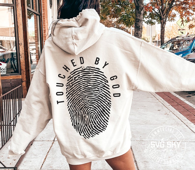 Touched by God SVG PNG PDF God's Touch Svg Religious - Etsy