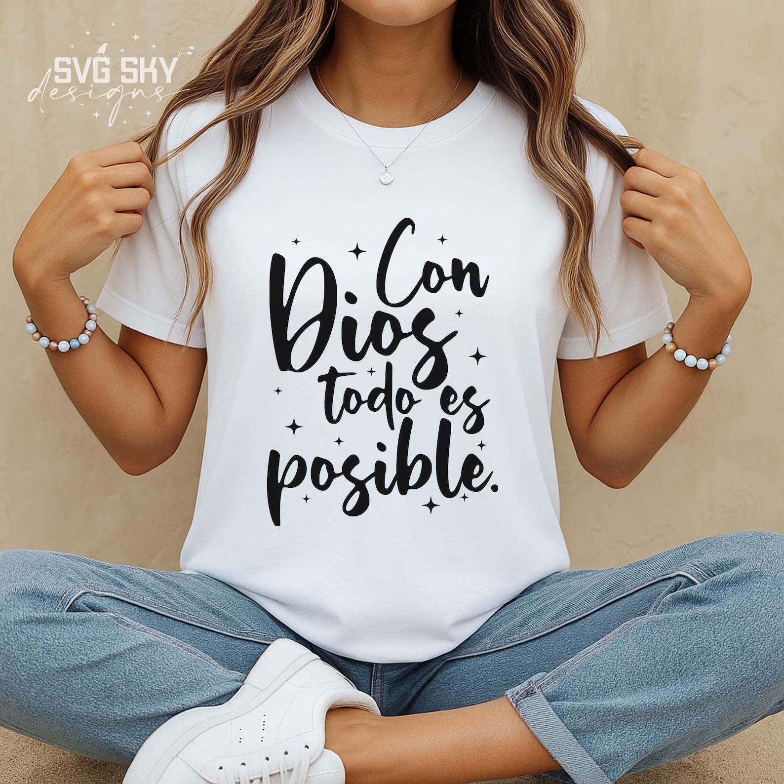 Con Dios Todo Es Posible SVG PNG, Bible and Christian Quotes Designs in ...