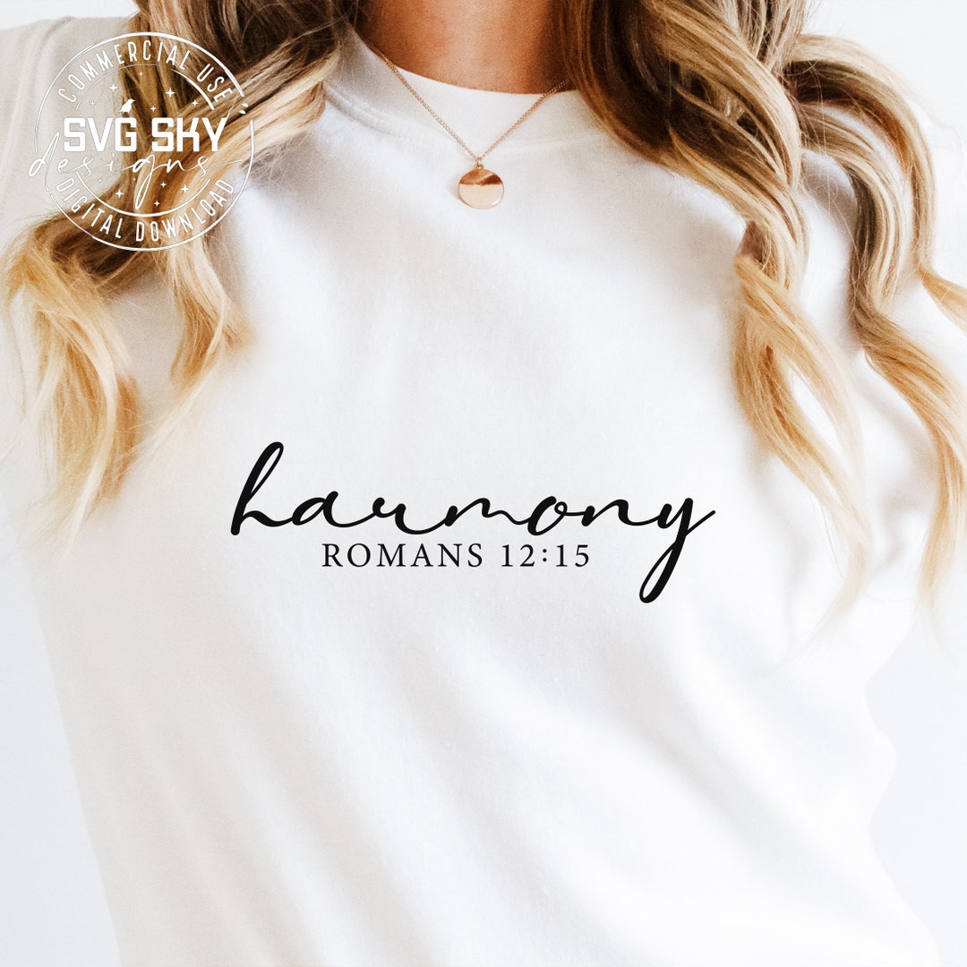 Harmony SVG PNG, Religious Svg, Christian Svg, Jesus Svg, Scripture Svg ...