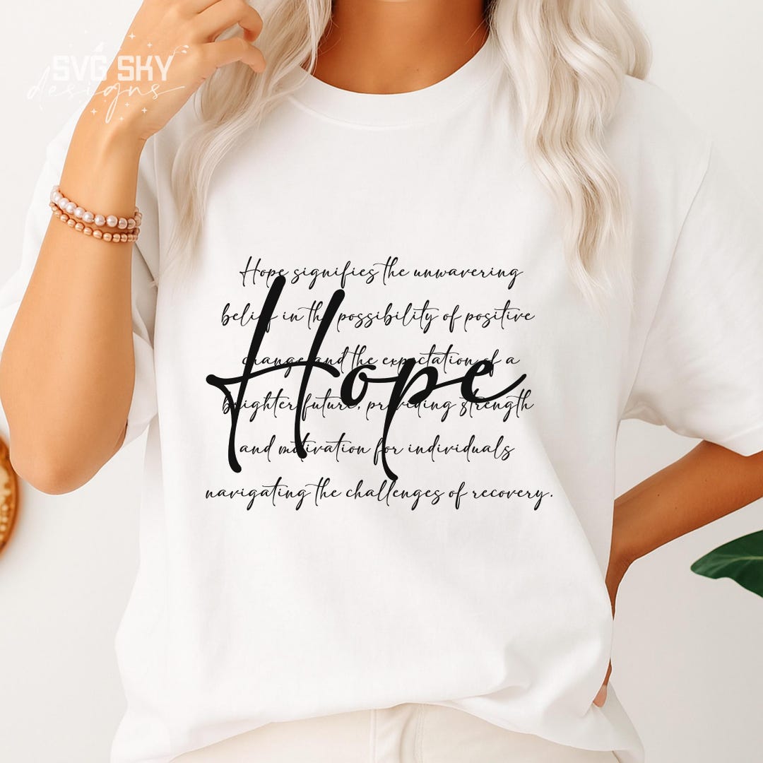 Hope SVG PNG, Recovery Quote, Sobriety Svg, Narcotics Anonymous Svg ...
