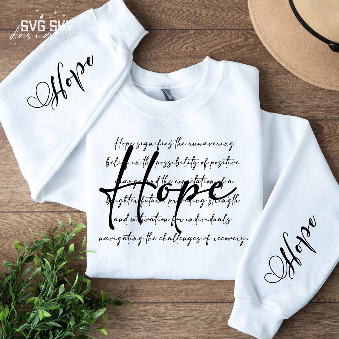 Hope SVG PNG, Recovery Quote, Sobriety Svg, Narcotics Anonymous Svg ...