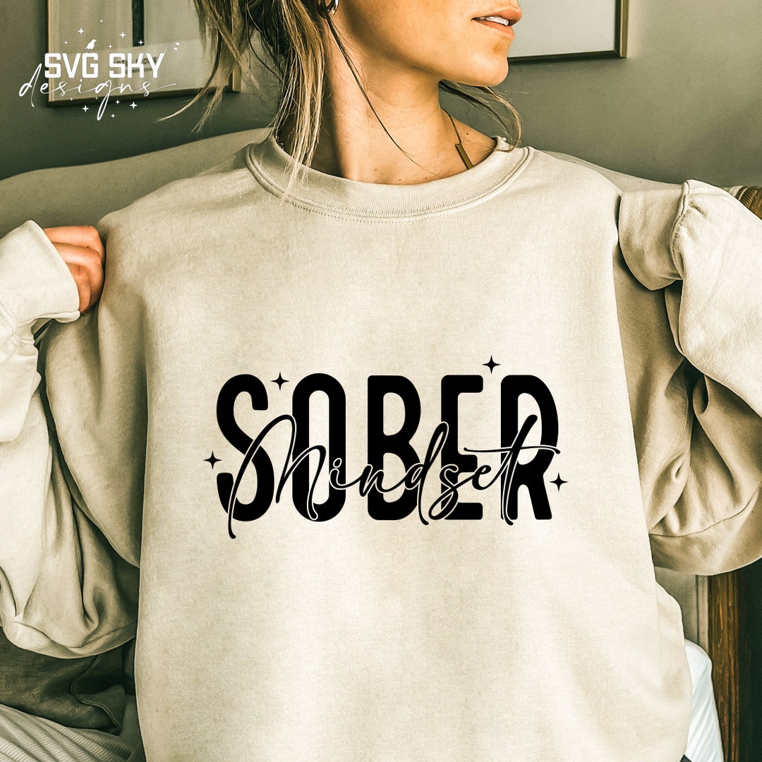 Sober Mindset SVG PNG, Recovery Quote, Sobriety Svg, Narcotics ...