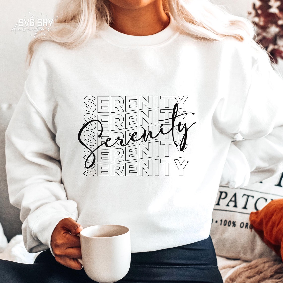 Serenity SVG PNG, God Grant Me the Serenity Svg, Christian Svg, God Svg ...