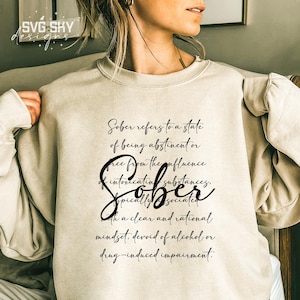 Sober Definition SVG PNG, Recovery Quote, Sobriety Svg, Narcotics ...