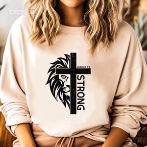 Strong SVG PNG PDF, Christian Svg, Religious Svg, Jesus Svg, Bible ...
