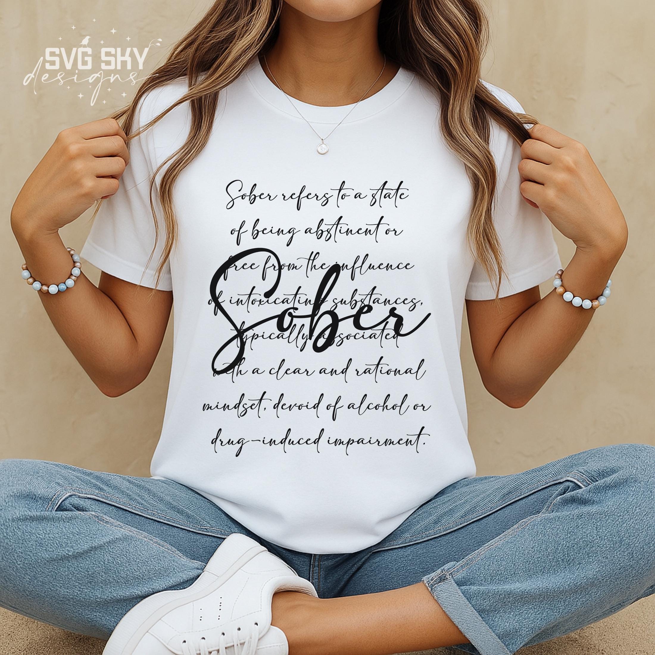 Sober Definition SVG PNG, Recovery Quote, Sobriety Svg, Narcotics ...
