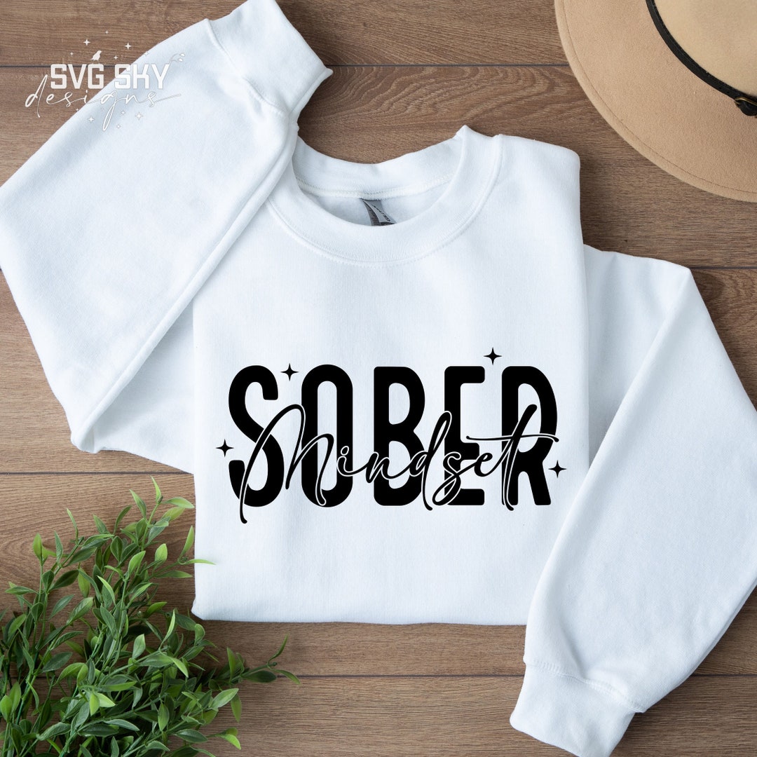 Sober Mindset SVG PNG, Recovery Quote, Sobriety Svg, Narcotics ...