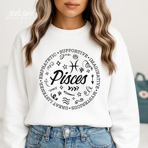 Pisces Sign SVG, Pisces PNG, Pisces Svg, Zodiac Signs SVG, Astrology ...
