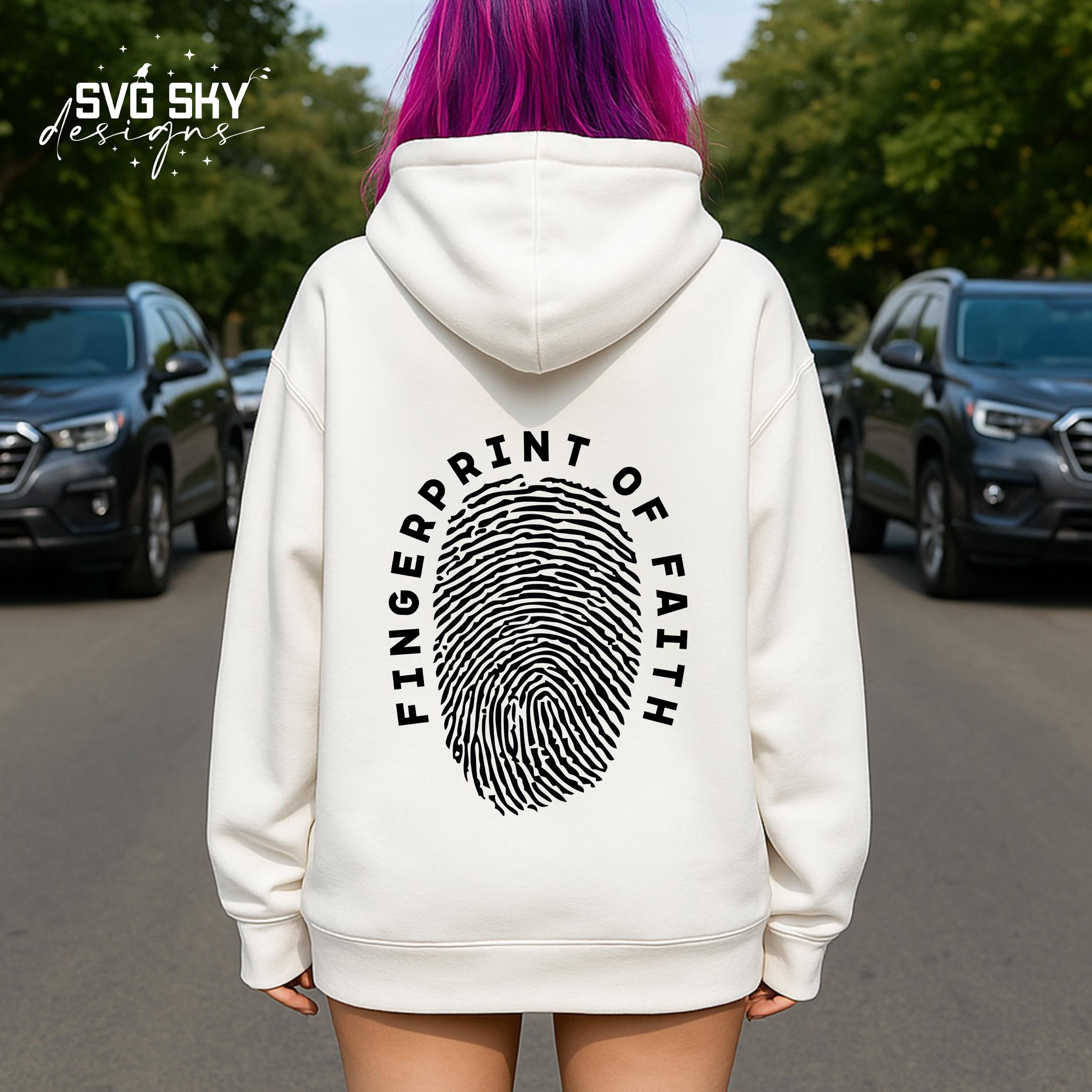 Fingerprint of Faith SVG PNG, Christian Svg, Religious Svg, Bible Verse ...