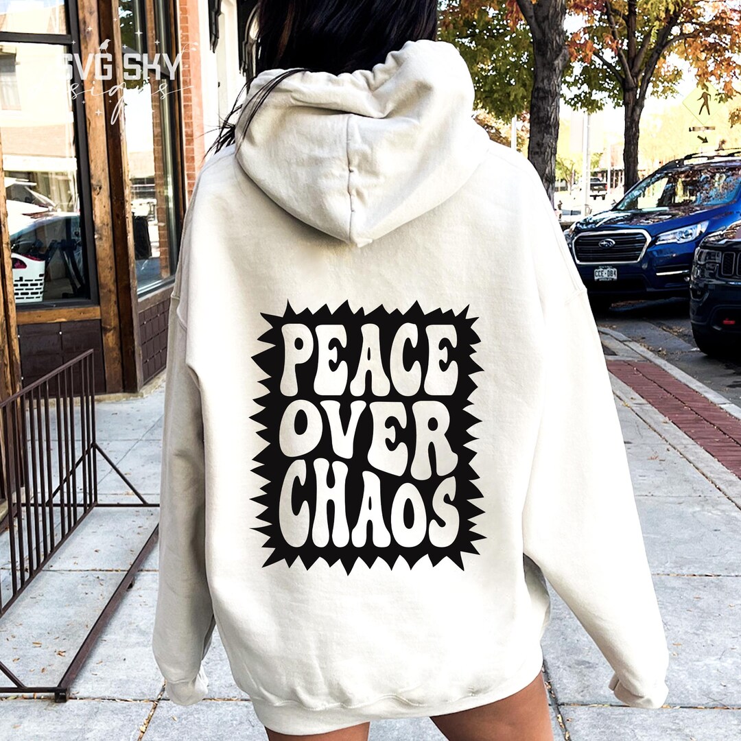 Peace Over Chaos SVG PNG, Christian Shirt Svg, Religious Svg, Jesus Svg ...