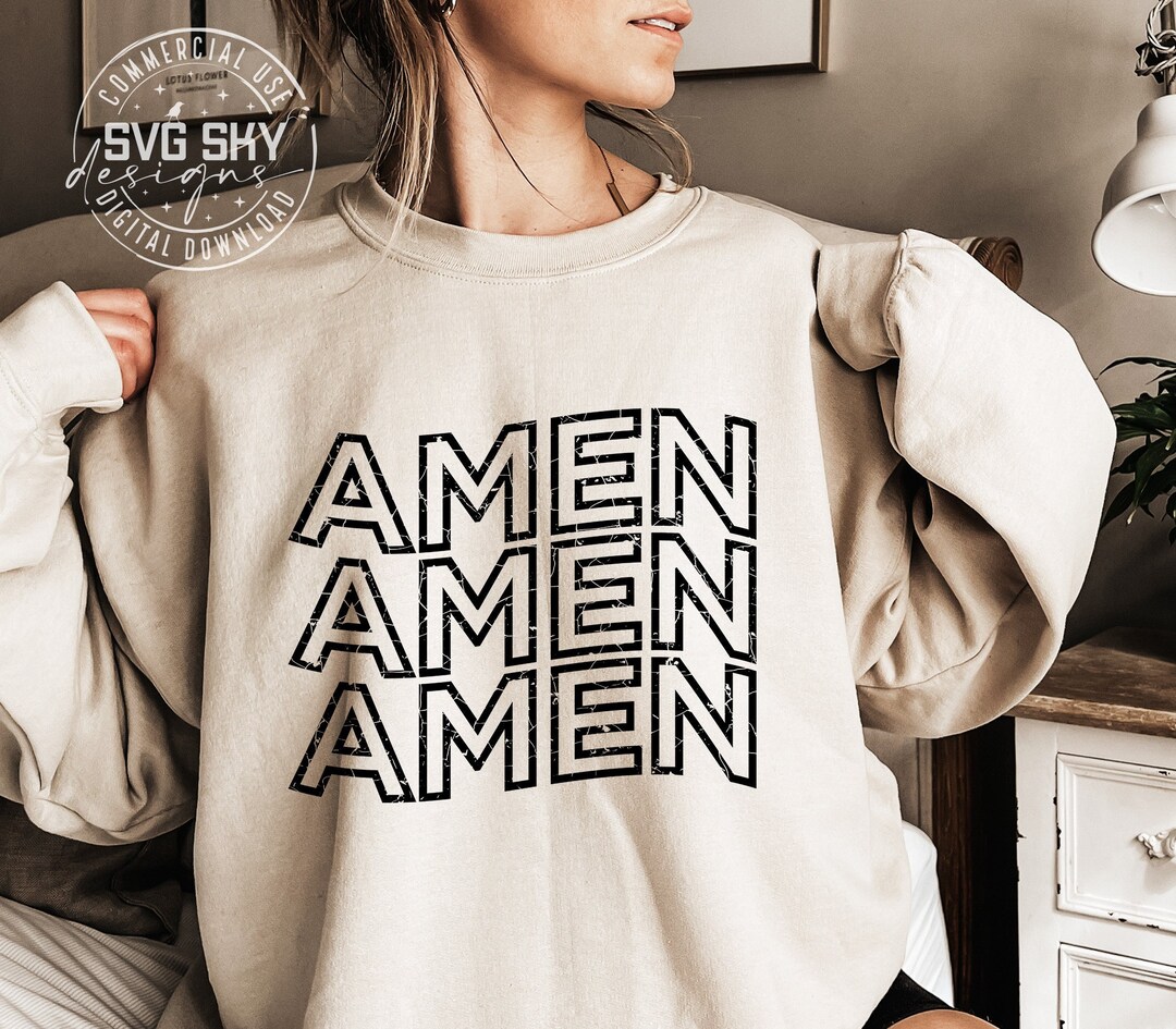 Amen SVG PNG Religious Svg Prayer Svg Jesus Svg Bible Svg - Etsy