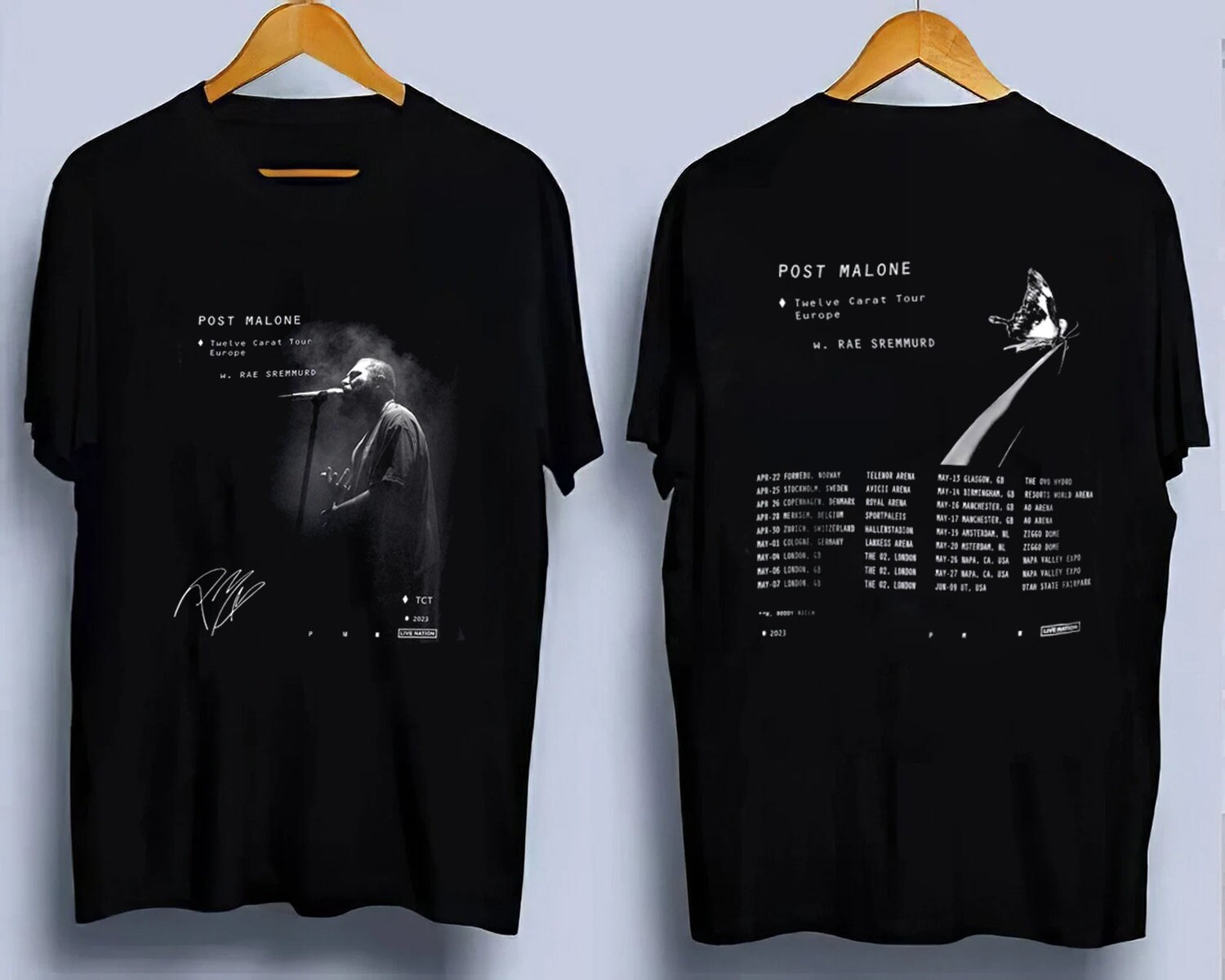 Posty Both Sides Shirt, Twelve Carat Tour 2023 Country Music Concert ...