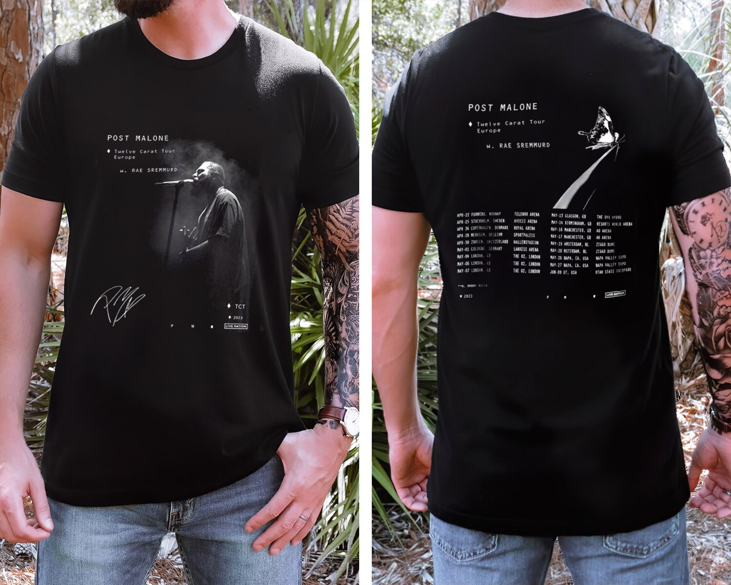 Posty Both Sides Shirt, Twelve Carat Tour 2023 Country Music Concert ...