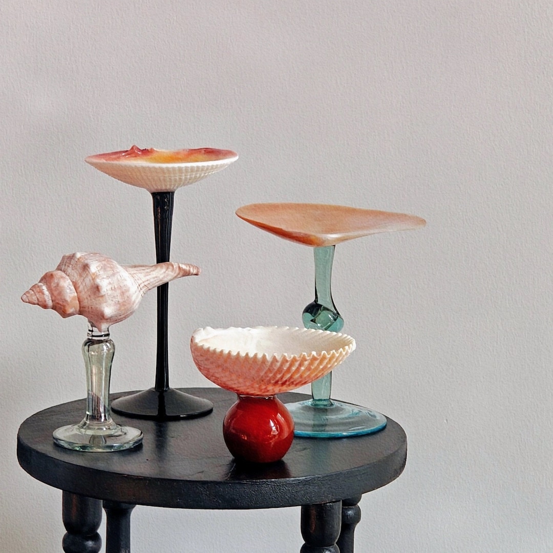 Shell Goblet Molecular Cuisine Dessert Conch Cup Handmade Modern ...