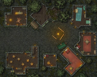 TTRPG Battlemap, Ruins, Digital Map - Etsy