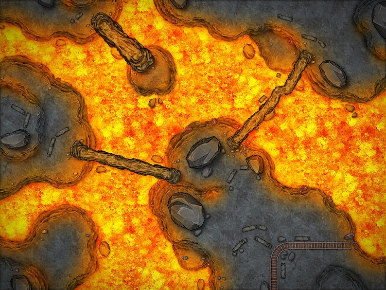 TTRPG Battlemap, Underground Cave, Digital Map - Etsy