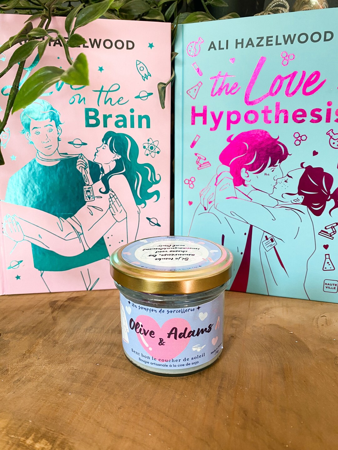 The Love Hypothesis Adam & Olive. Mini Candle, Literary Candle, Bookish ...