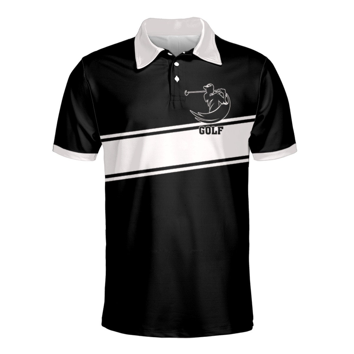 Golf Man Polo Shirt Golfers Drives Matter Polo Shirt Unsiex Golf Player ...