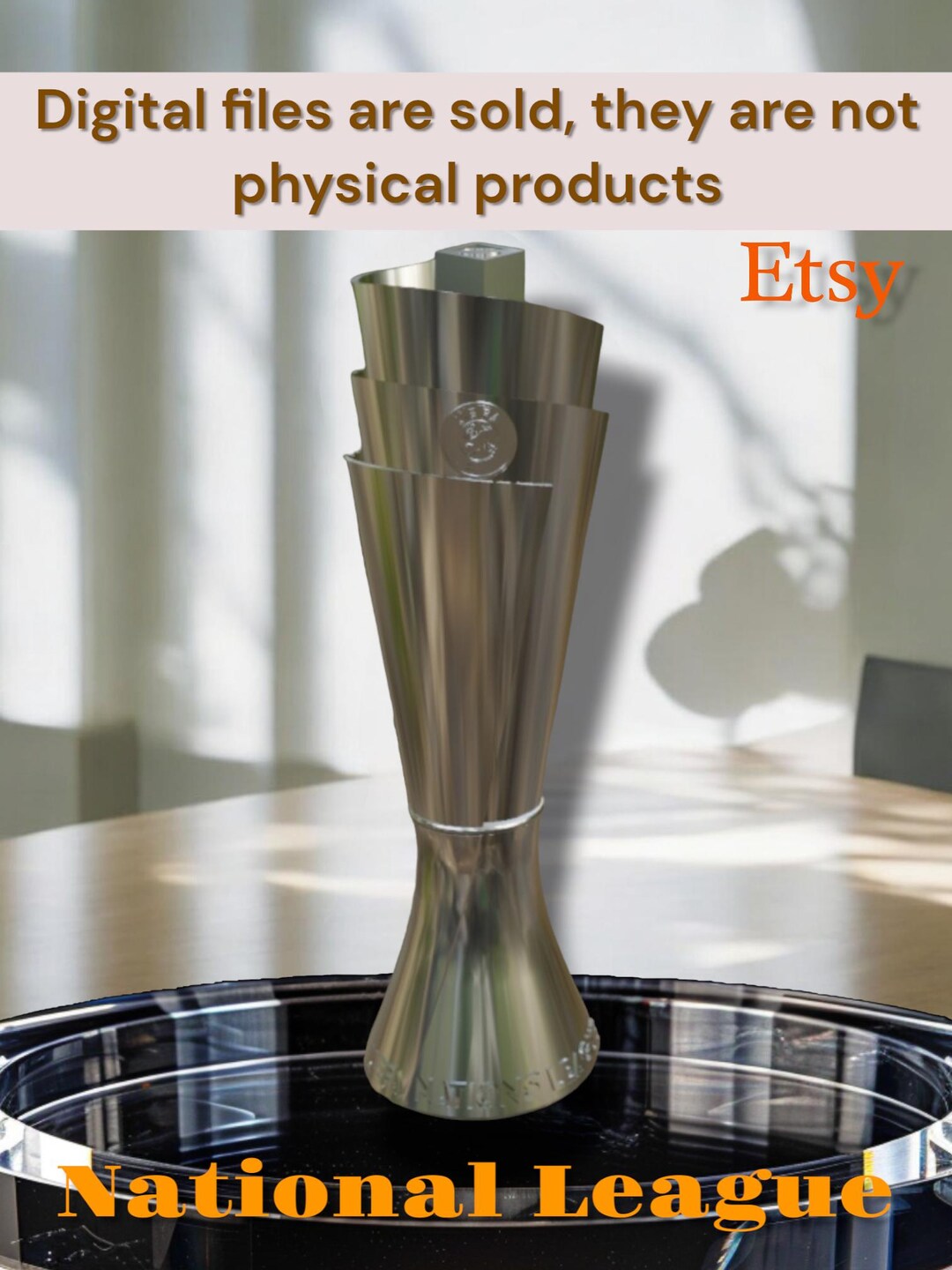 Continental Trophy, STL File, Not a Physical Figure. - Etsy