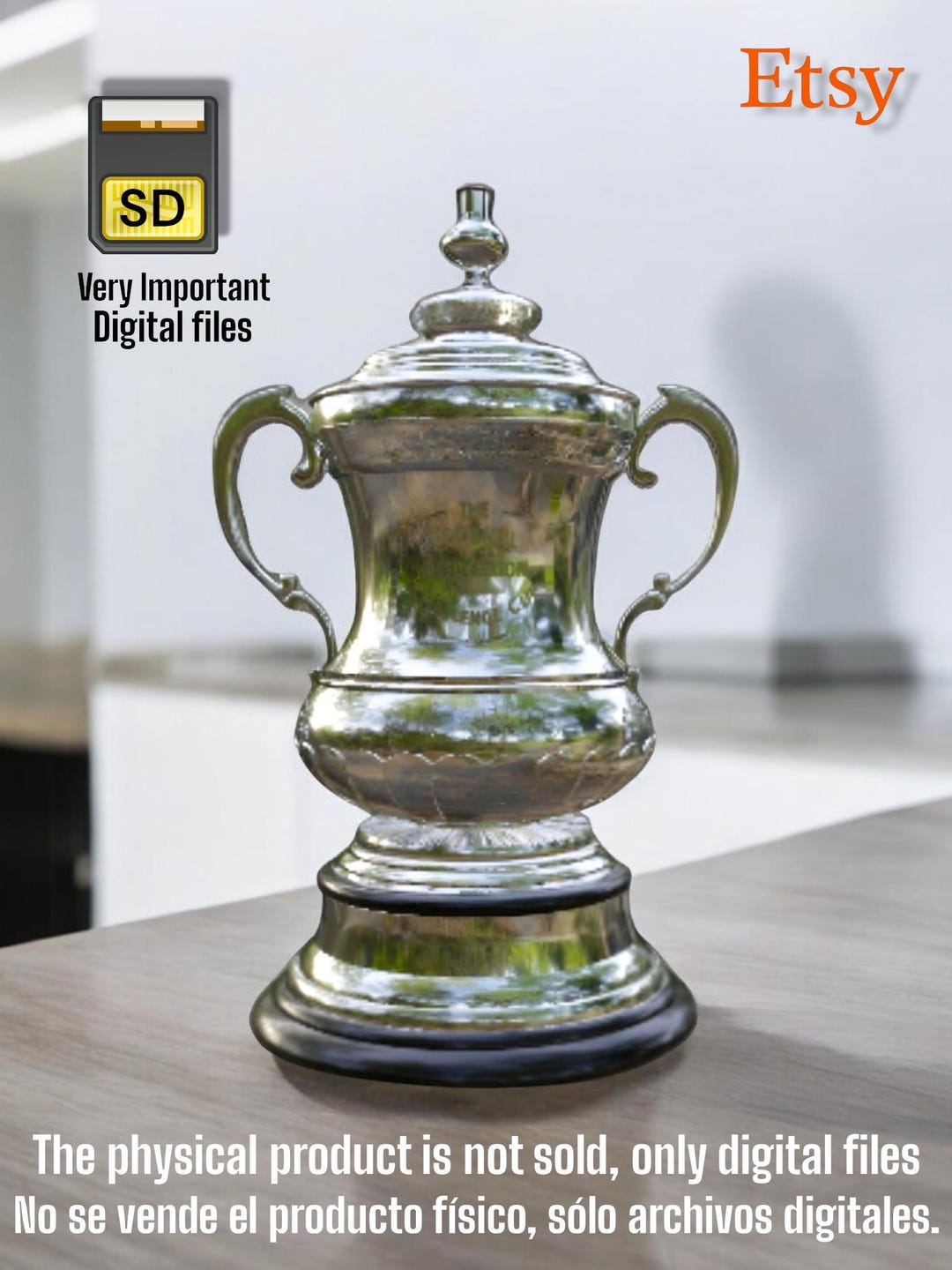 English Cup - STL File for 3D Printing, Digital Replica, Not a Physical ...