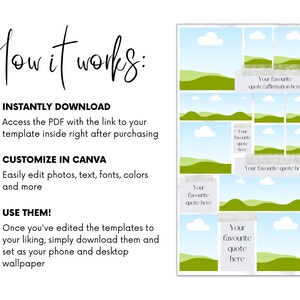 Vision Board, Canva Template, Dream Board, Manifestation Goal Board ...