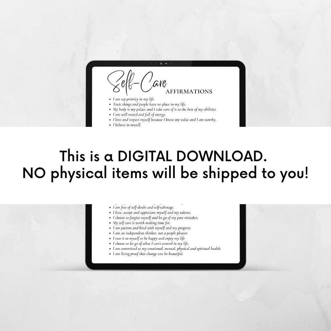 Self Care Bundle Self Care Checklist Self Care Bingo Daily Planner ...