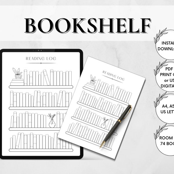 Bookshelf Insert - Etsy