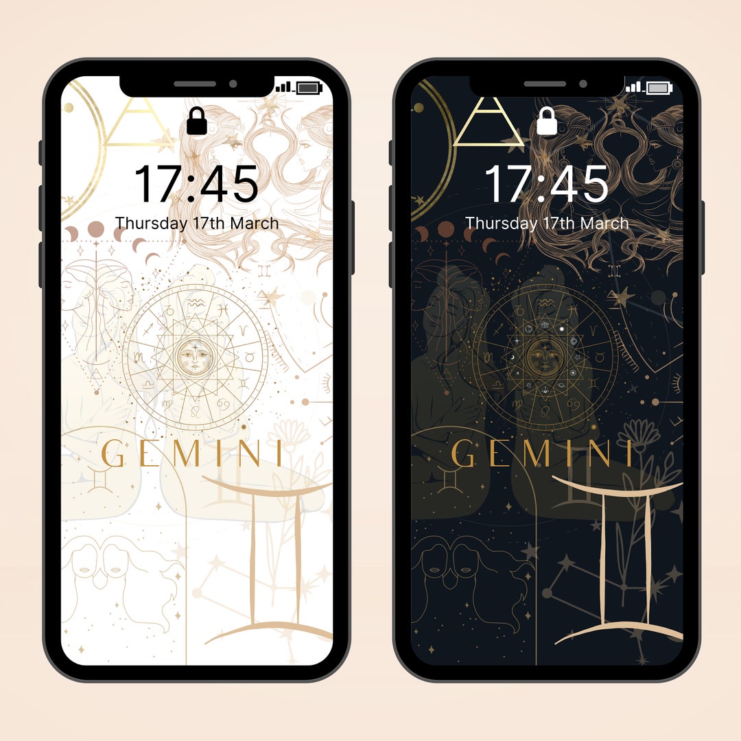 Gemini Phone Wallpaper - Etsy