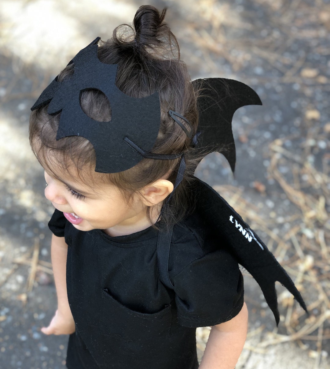 Batman Costume, Bat, Child and Baby, 2 Pieces Mask and Wings With ...