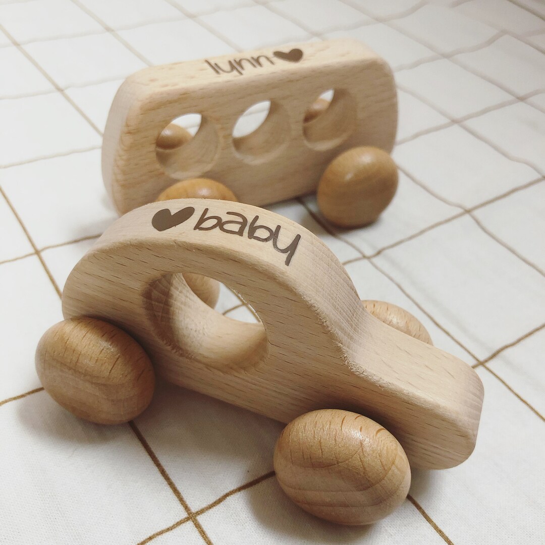 Small Wooden Car Minibus Truck Minimalist Toy Birth Gift - Etsy