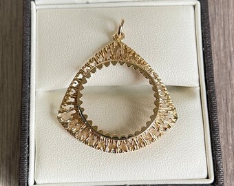 Genuine SOLID 9K 9ct Yellow GOLD FULL Sovereign Coin Holder Pendant - Etsy