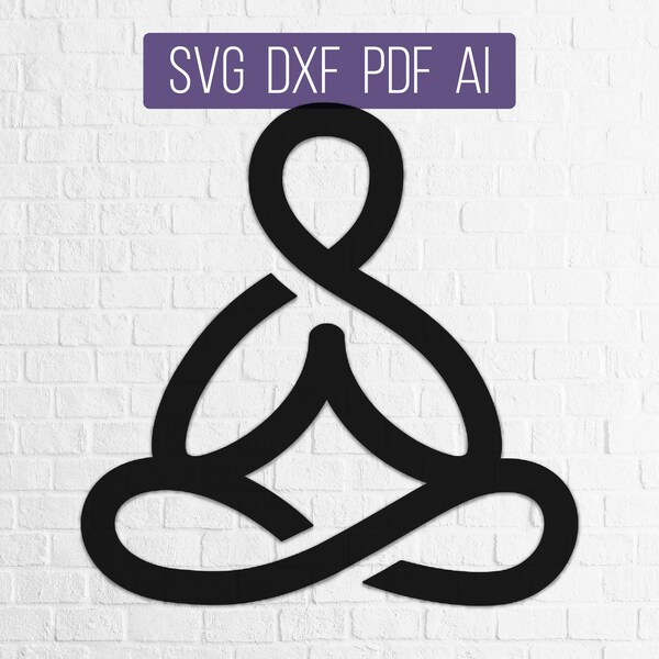 7 Chakras Laser Cut Files svg, Dxf, Pdf, Ai, Eps, Zen Decor Vector ...