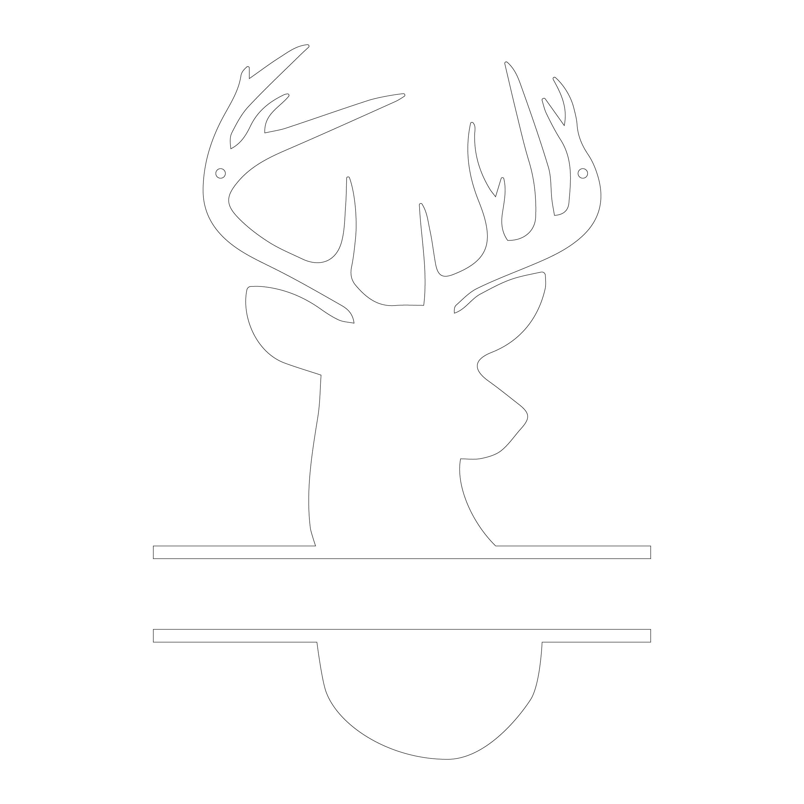 Hunter Laser Cut Files svg, Dxf, Pdf, Ai, Eps, Deer Svg File for Laser ...