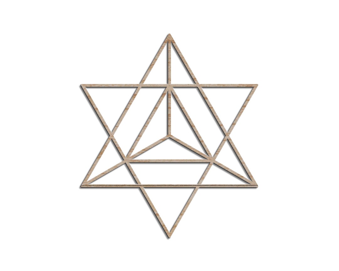 Merkaba Laser Cut Files (svg, Dxf, Pdf, Ai, Eps), Zen Decor Vector ...